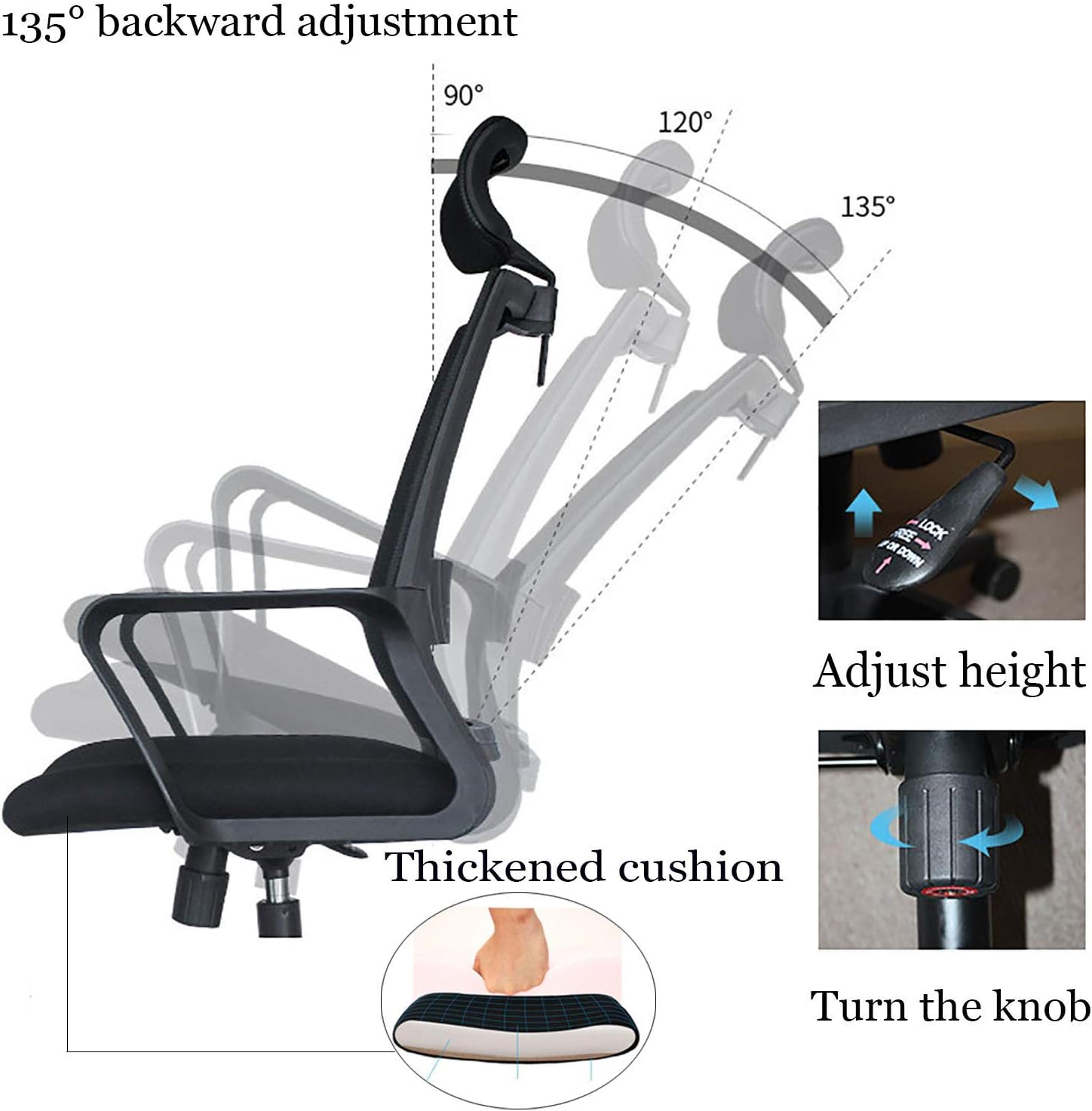 Ergonomic High Back Office Chair – Climax Furniture