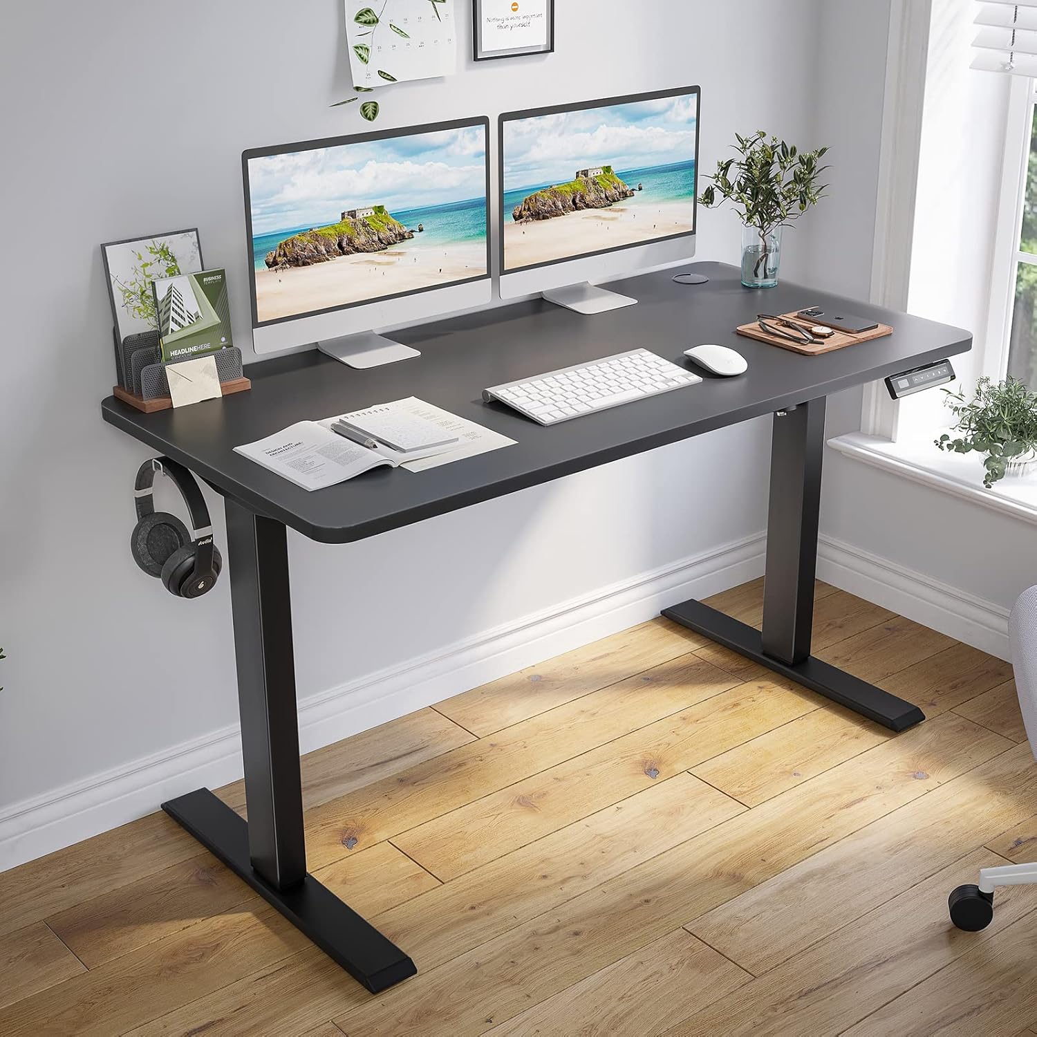 1.4M Adjustable Electric Office Table – Climax Furniture