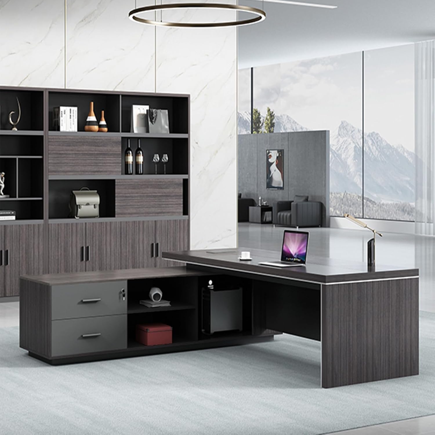 2.4M Modern Advance Office Desk – Climax Furniture