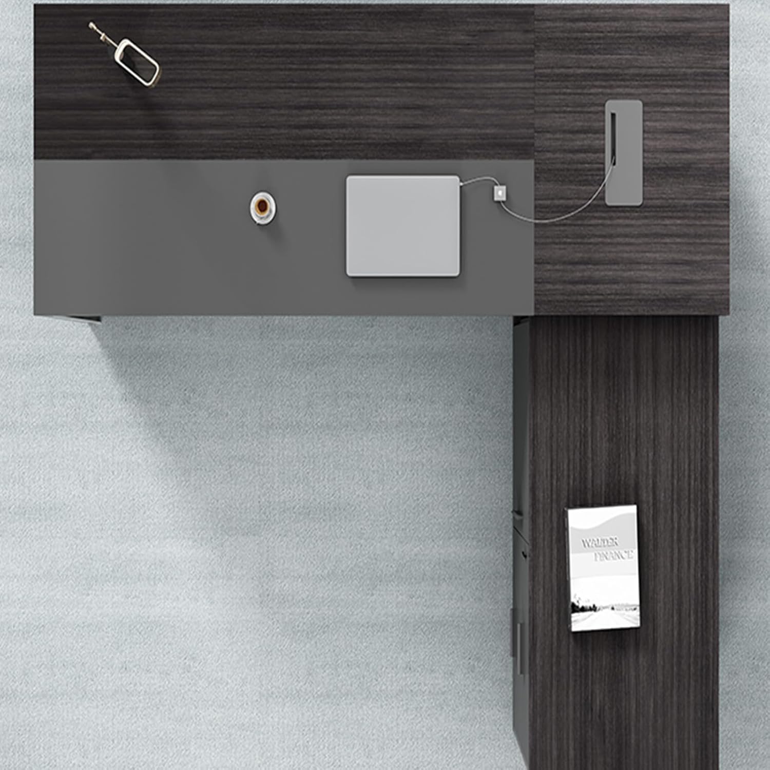 2.4M Modern Advance Office Desk – Climax Furniture