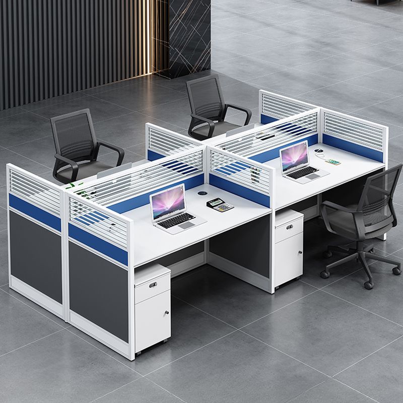 4 Way Office Modern Workstation – Climax Furniture