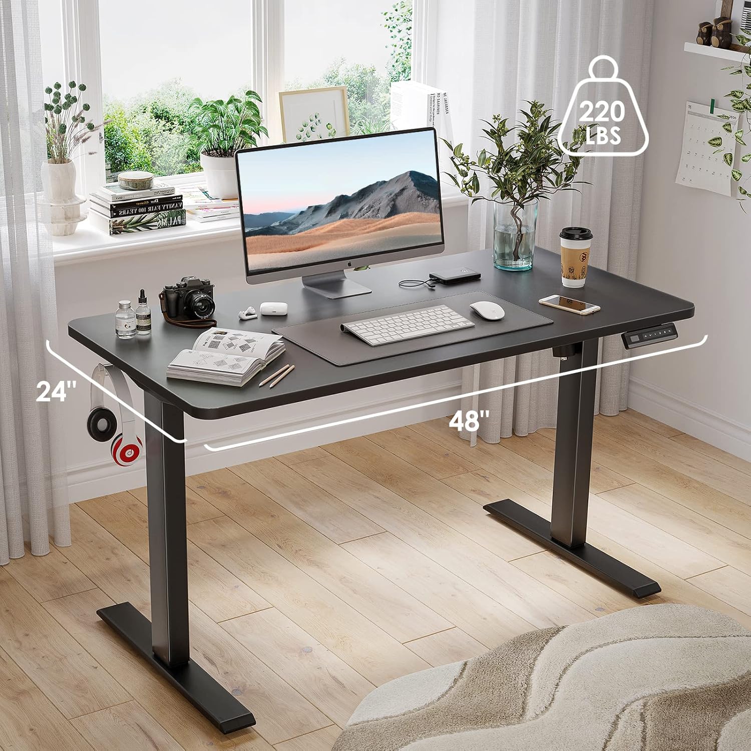 1.4M Home/Office Electric Adjustable Table – Climax Furniture